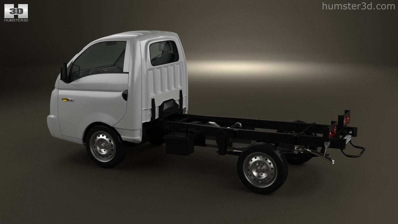 360 view of Hyundai HR (Porter) Chassis Truck 2014 3D model - 3DModels ...