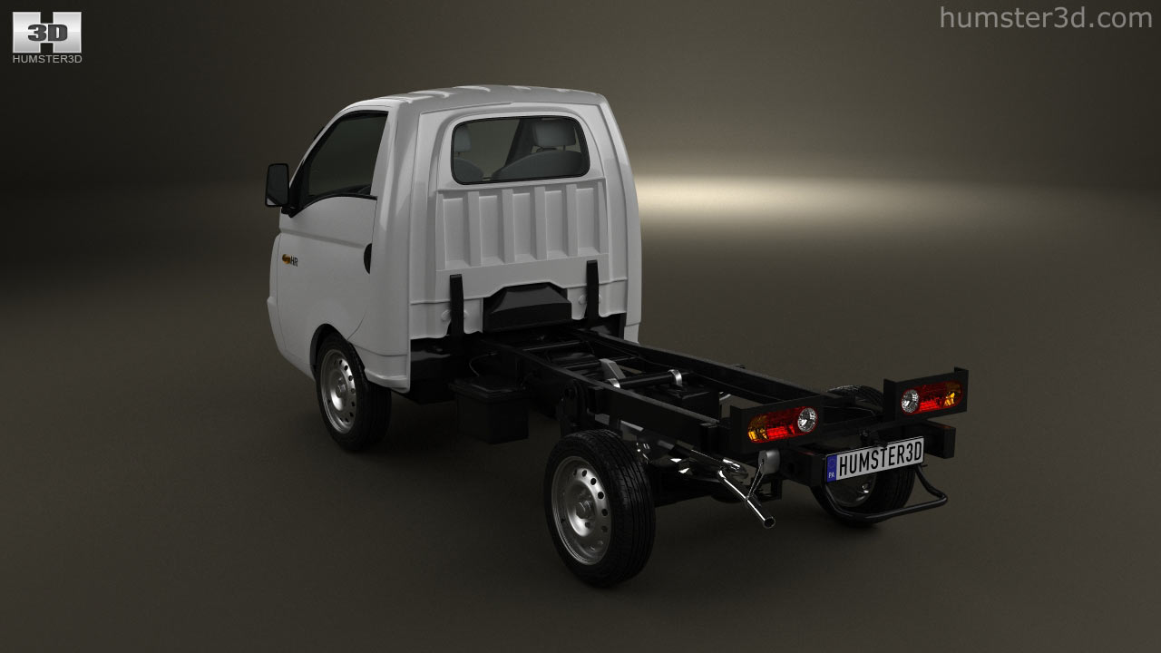 360 view of Hyundai HR (Porter) Chassis Truck 2014 3D model - 3DModels ...