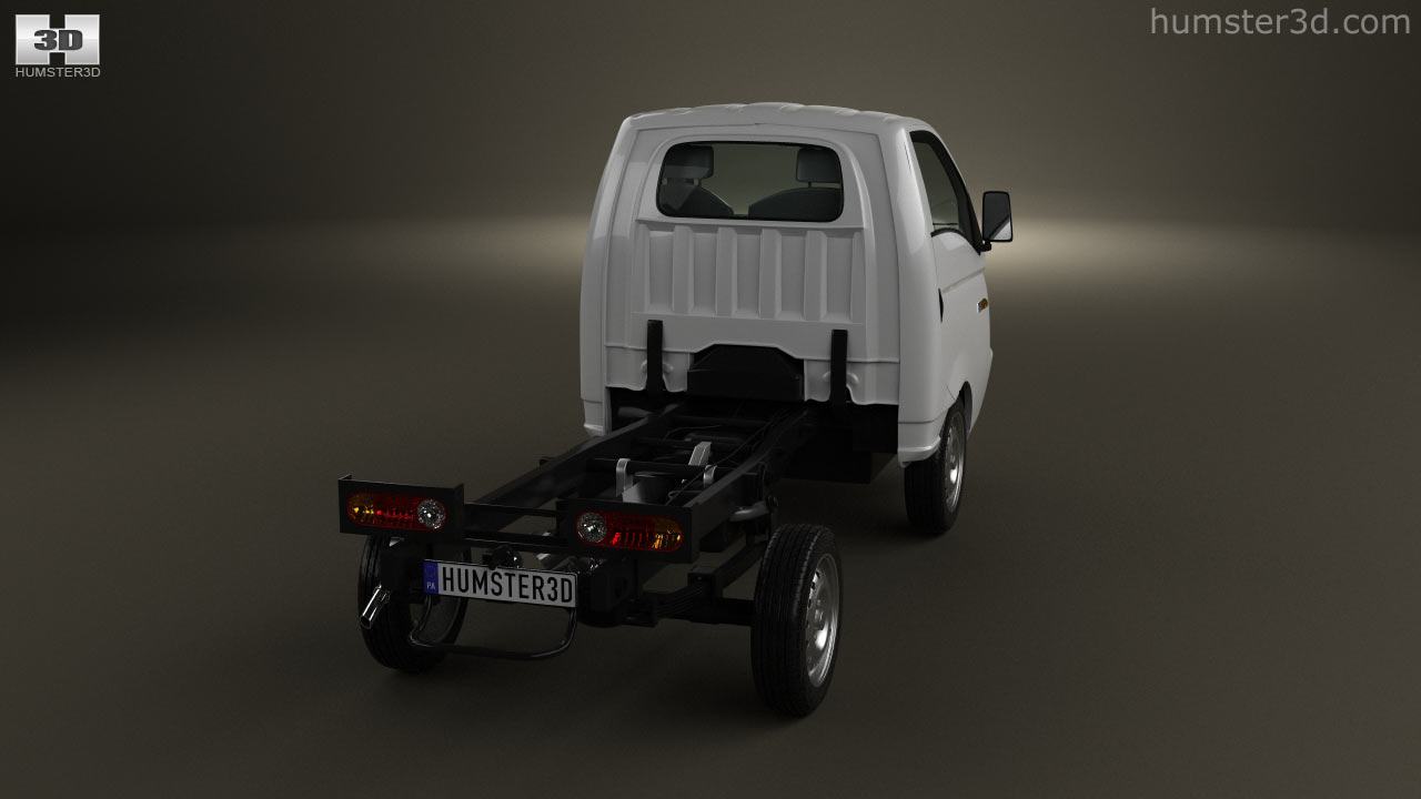 360 view of Hyundai HR (Porter) Chassis Truck 2014 3D model - 3DModels ...