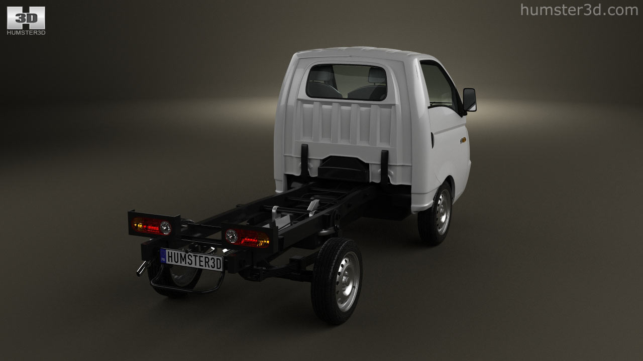 360 view of Hyundai HR (Porter) Chassis Truck 2014 3D model - 3DModels ...