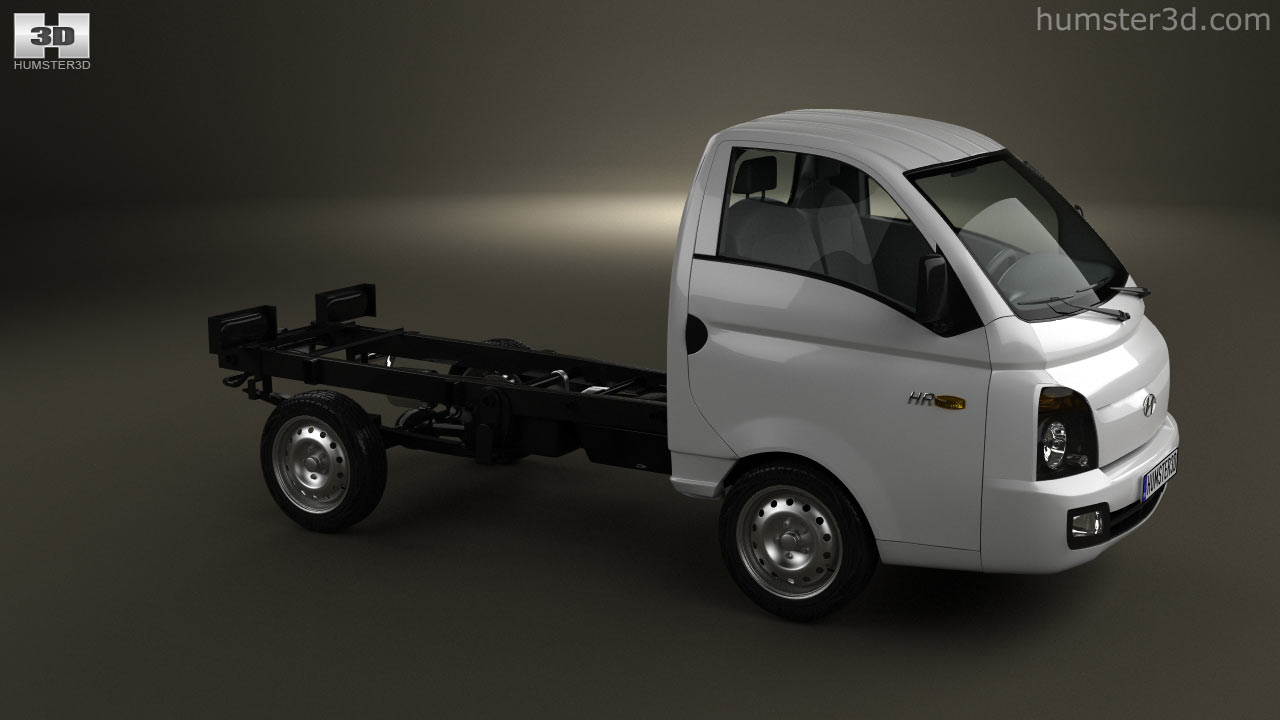 360 view of Hyundai HR (Porter) Chassis Truck 2014 3D model - 3DModels ...