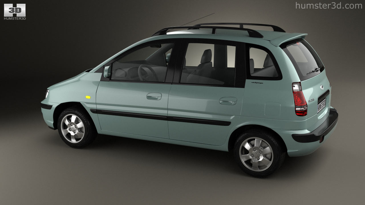360 view of Hyundai Matrix (Lavita) 2010 3D model - 3DModels store