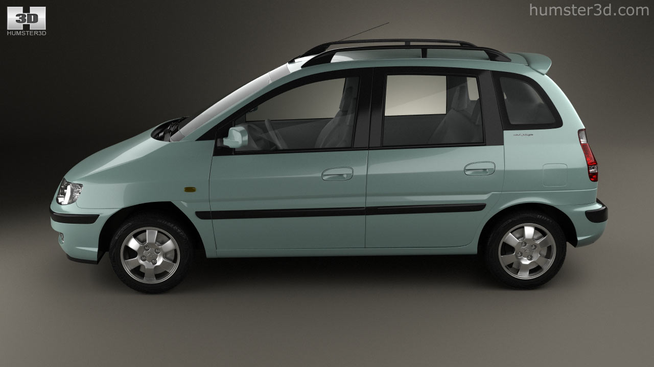 360 view of Hyundai Matrix (Lavita) 2010 3D model - 3DModels store