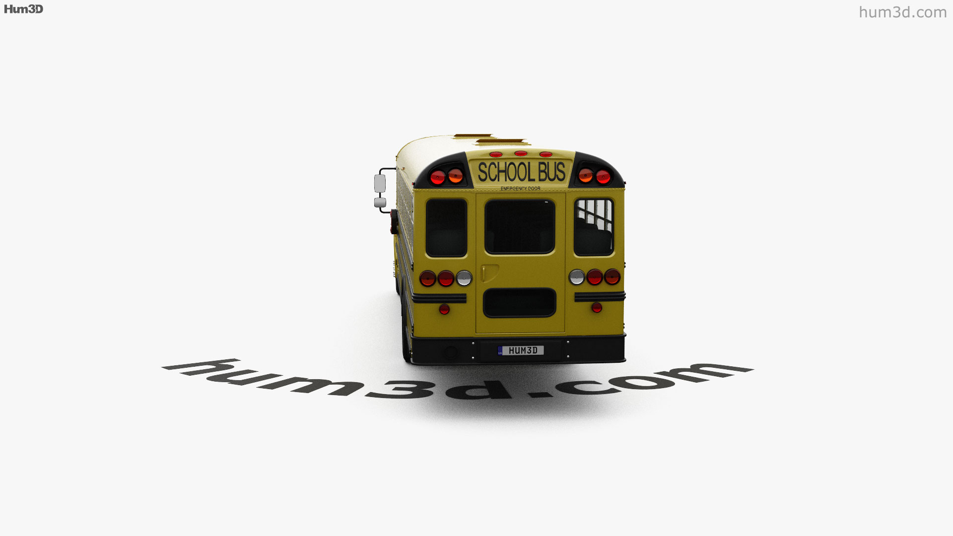 360 View Of Ic Ce School Bus 2019 3d Model 3dmodels Store