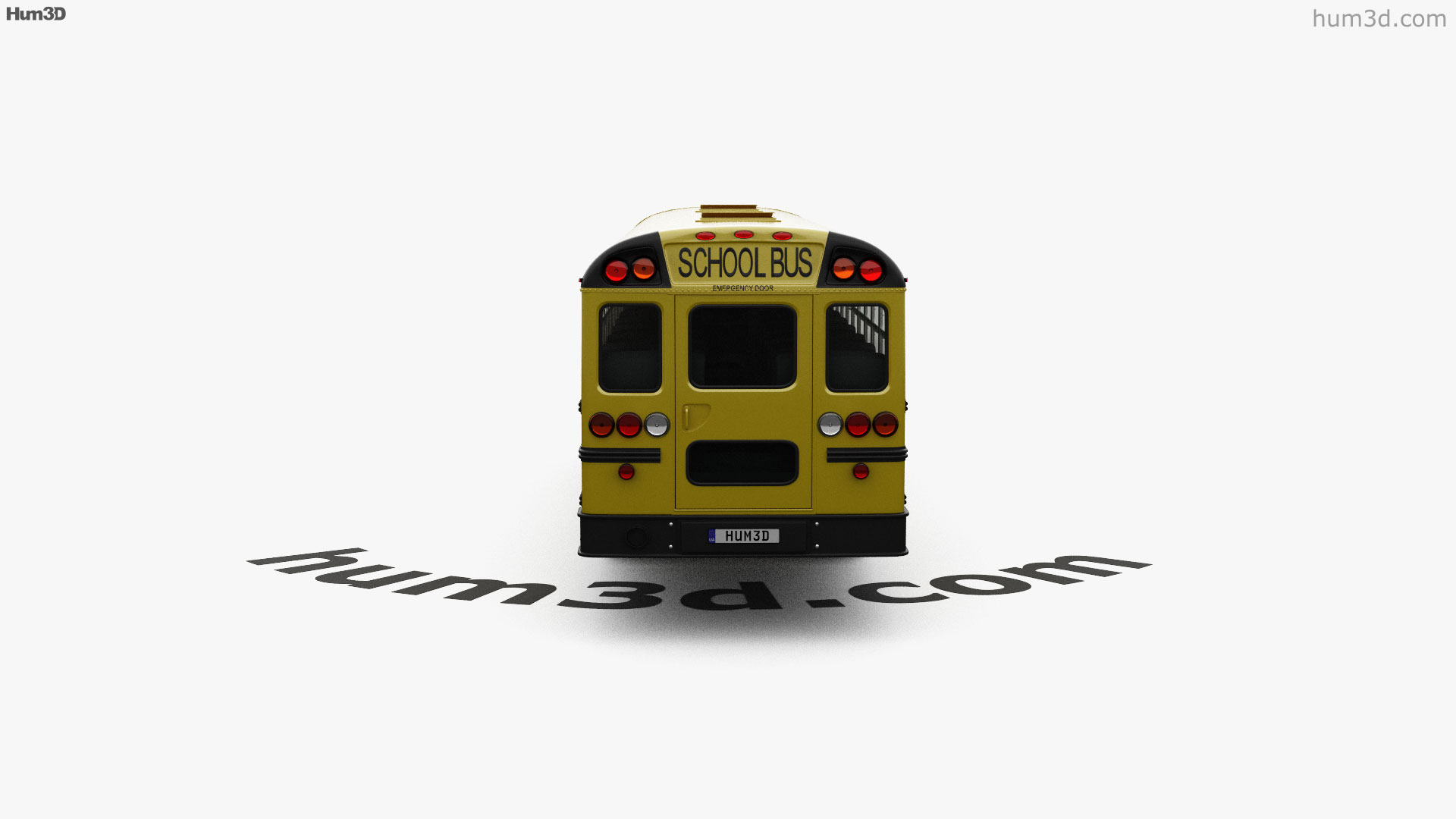 360 View Of Ic Ce School Bus 2019 3d Model 3dmodels Store