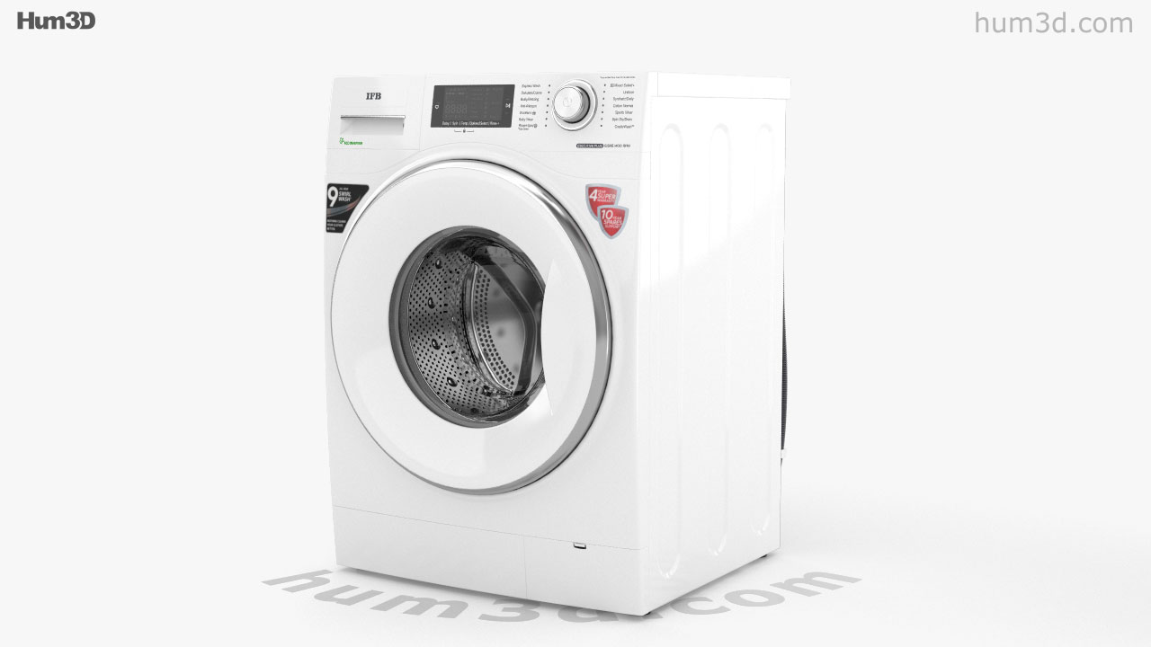360 view of IFB Executive Plus VX ID Washing Machine 3D model ...