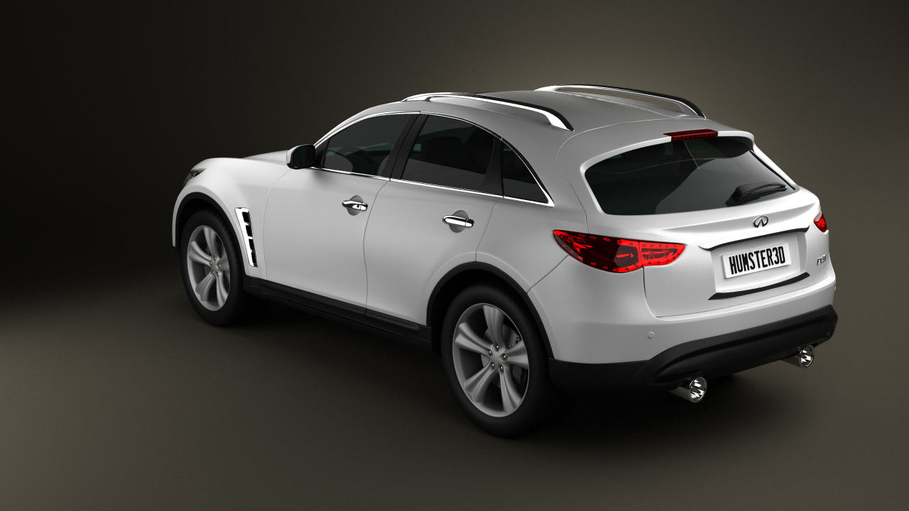 360 view of Infiniti FX (S51) 2008 3D model - 3DModels store