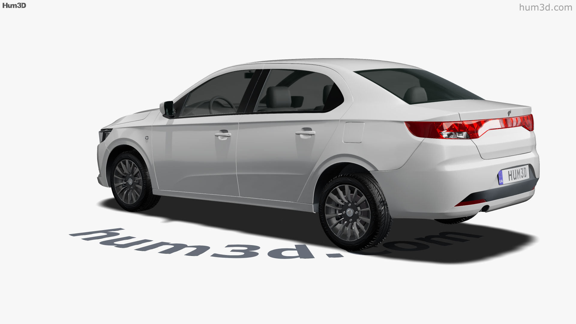 360 view of Iran Khodro K132 2024 3D model - 3DModels store