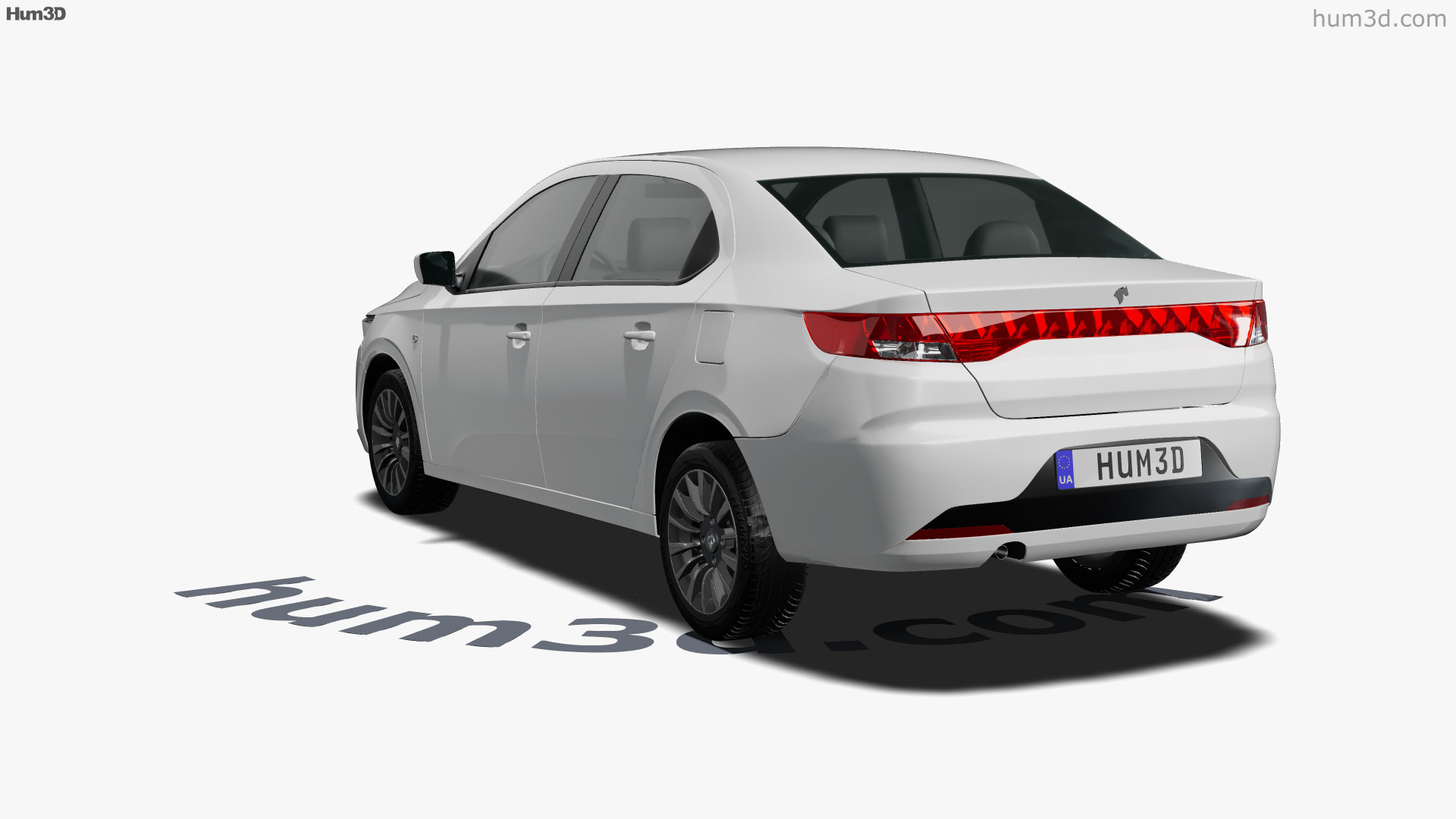 360 view of Iran Khodro K132 2024 3D model - 3DModels store