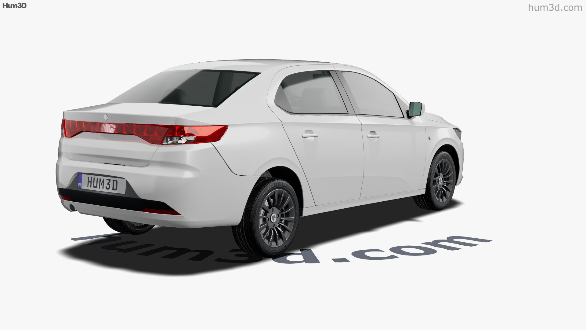 360 view of Iran Khodro K132 2024 3D model - 3DModels store