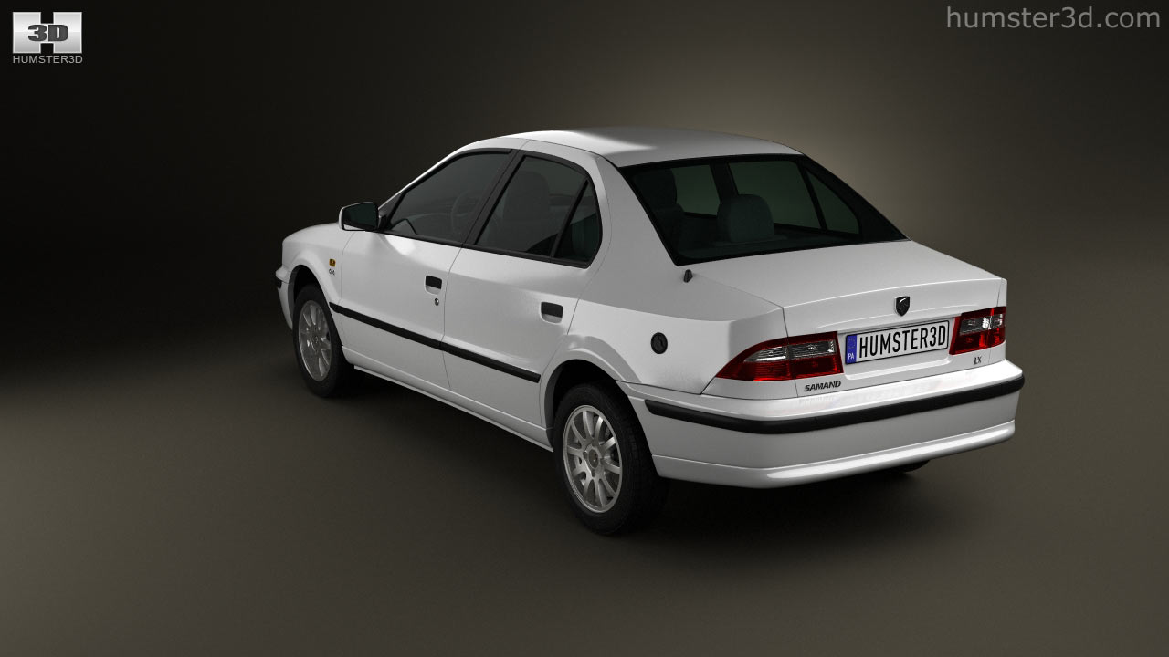 360 view of Iran Khodro Samand 2014 3D model - 3DModels store