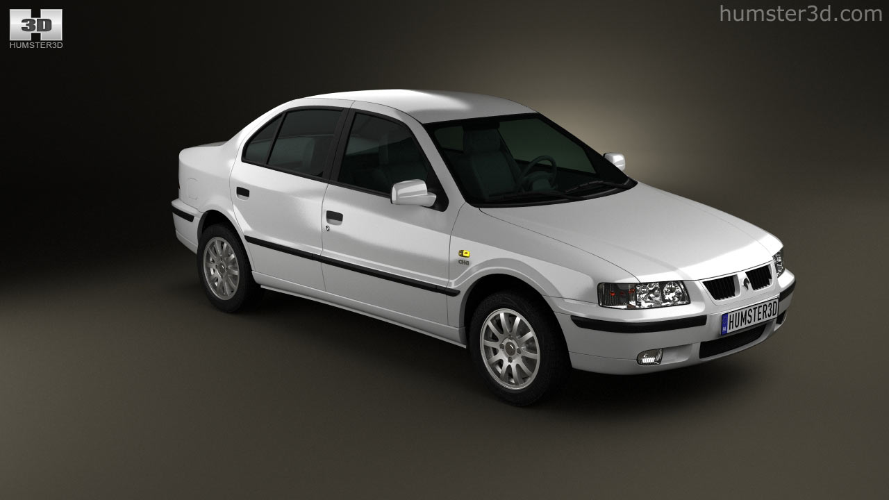 360 view of Iran Khodro Samand 2014 3D model - 3DModels store