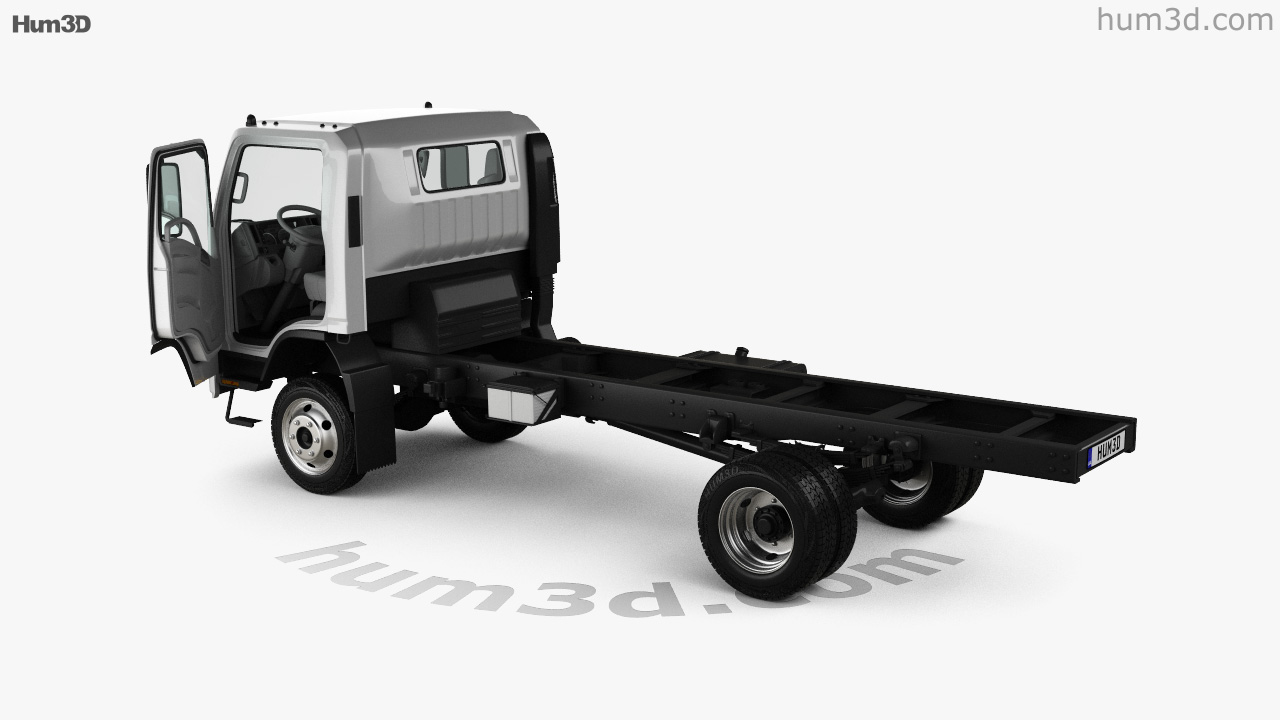 360 view of Isuzu NPS 300 Single Cab Chassis Truck with HQ interior ...