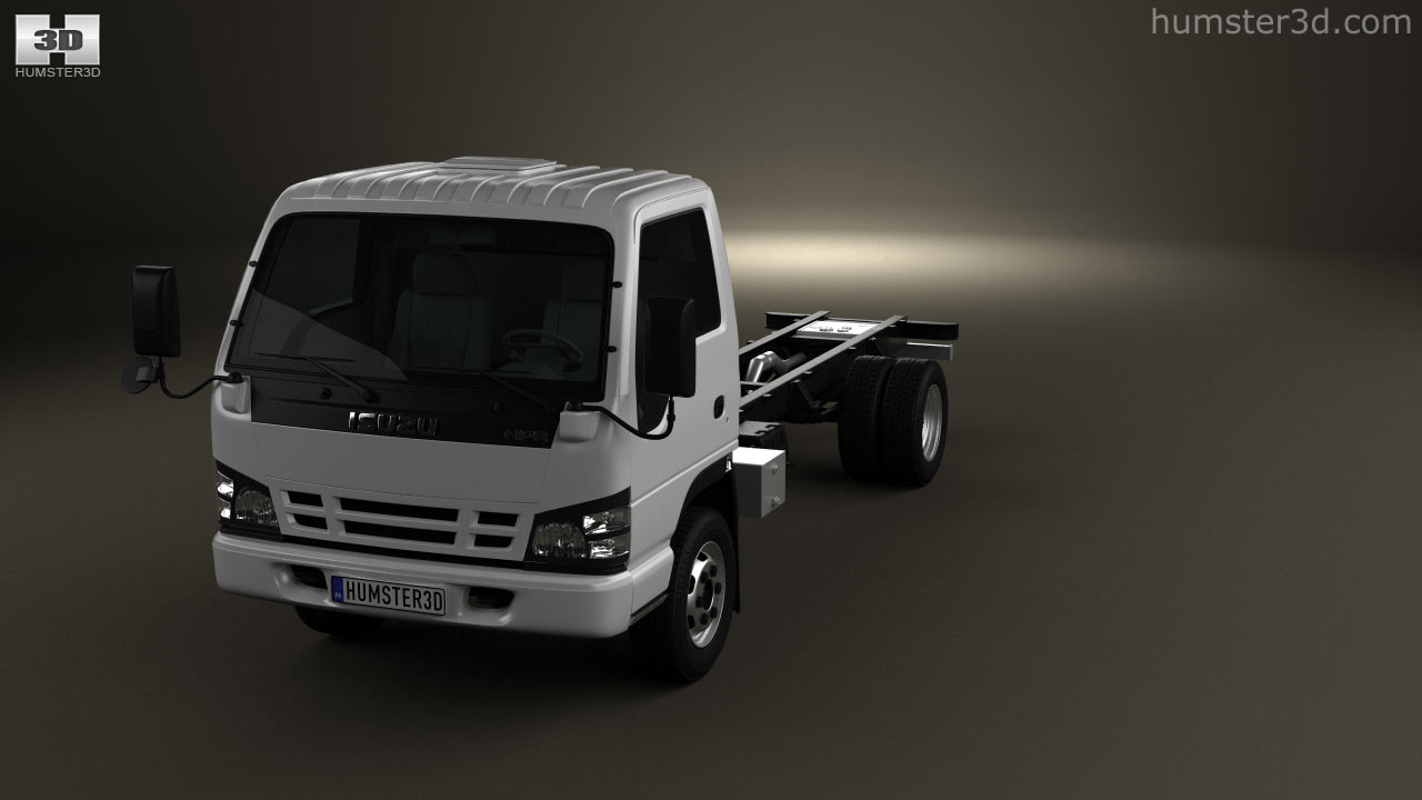 360 view of Isuzu NPR Chassis 2014 3D model - 3DModels store
