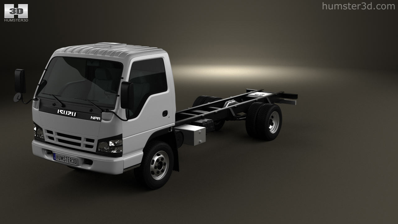 360 view of Isuzu NPR Chassis 2014 3D model - 3DModels store