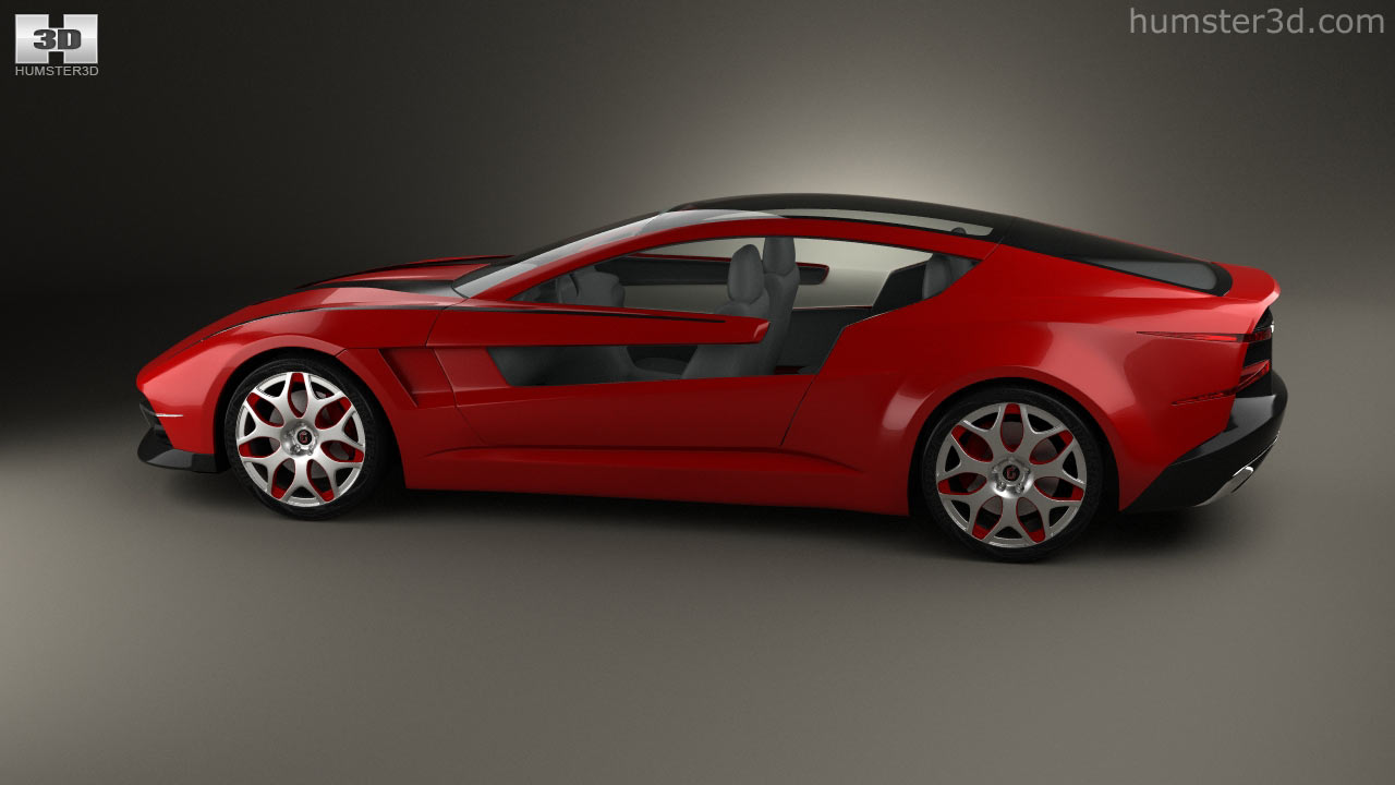360 view of Italdesign Giugiaro Brivido 2015 3D model - 3DModels store