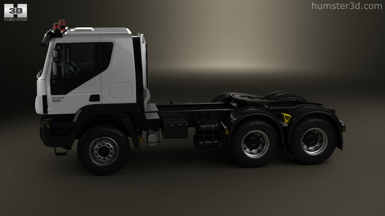 360 view of Iveco Trakker Tractor Truck 3-axle 2016 3D model - 3DModels ...