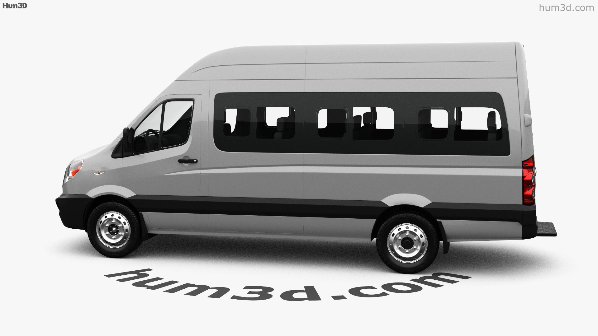 360 view of JAC Sunray Passenger Van L2H2 2024 3D model - 3DModels store