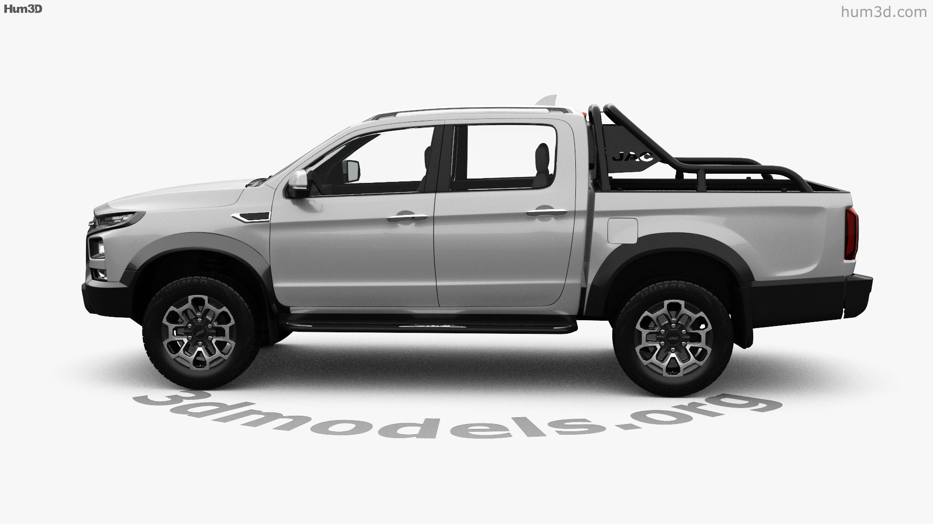 360 view of JAC Hunter T9 2023 3D model - 3DModels store