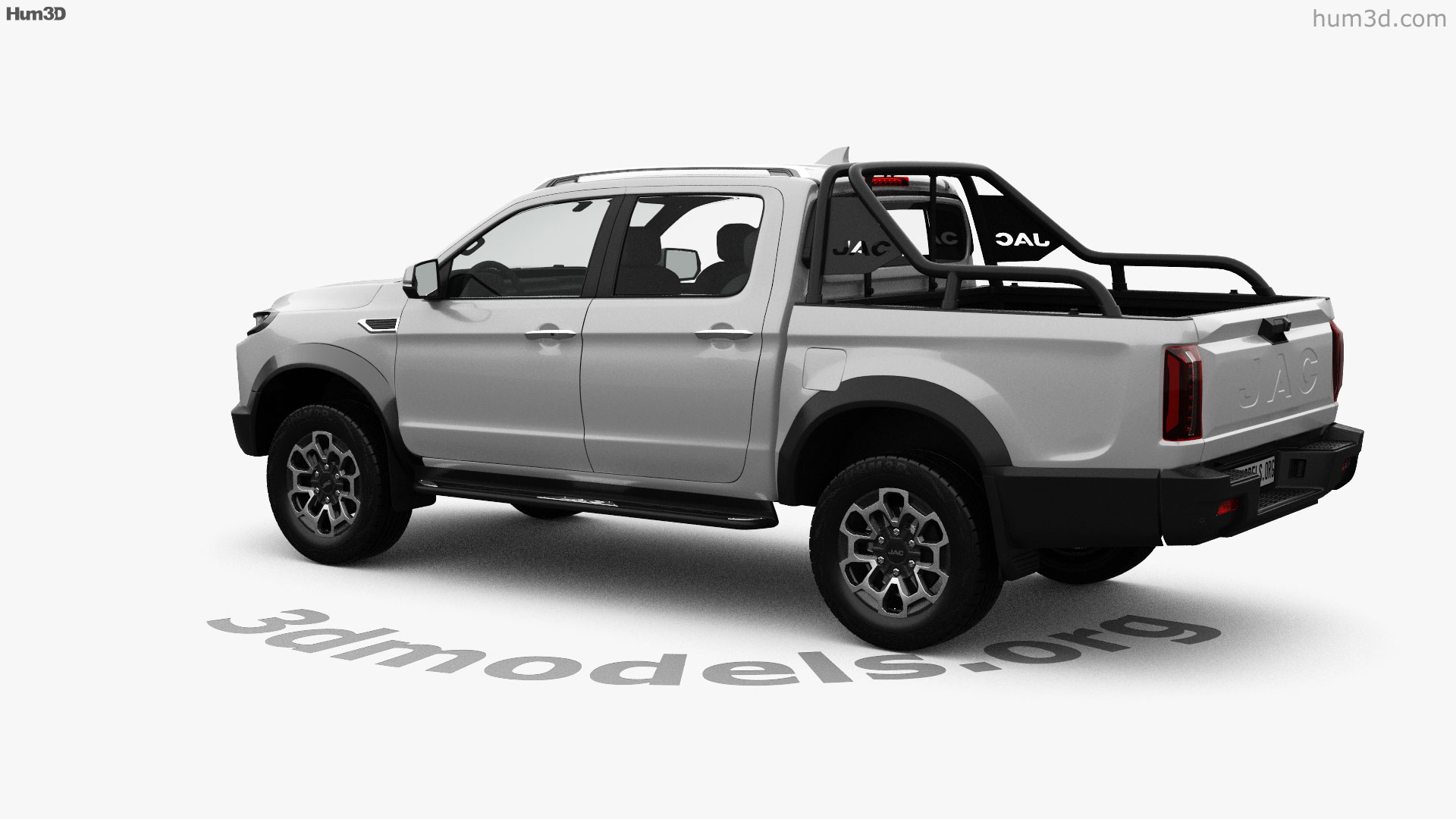 360 view of JAC Hunter T9 2023 3D model - 3DModels store