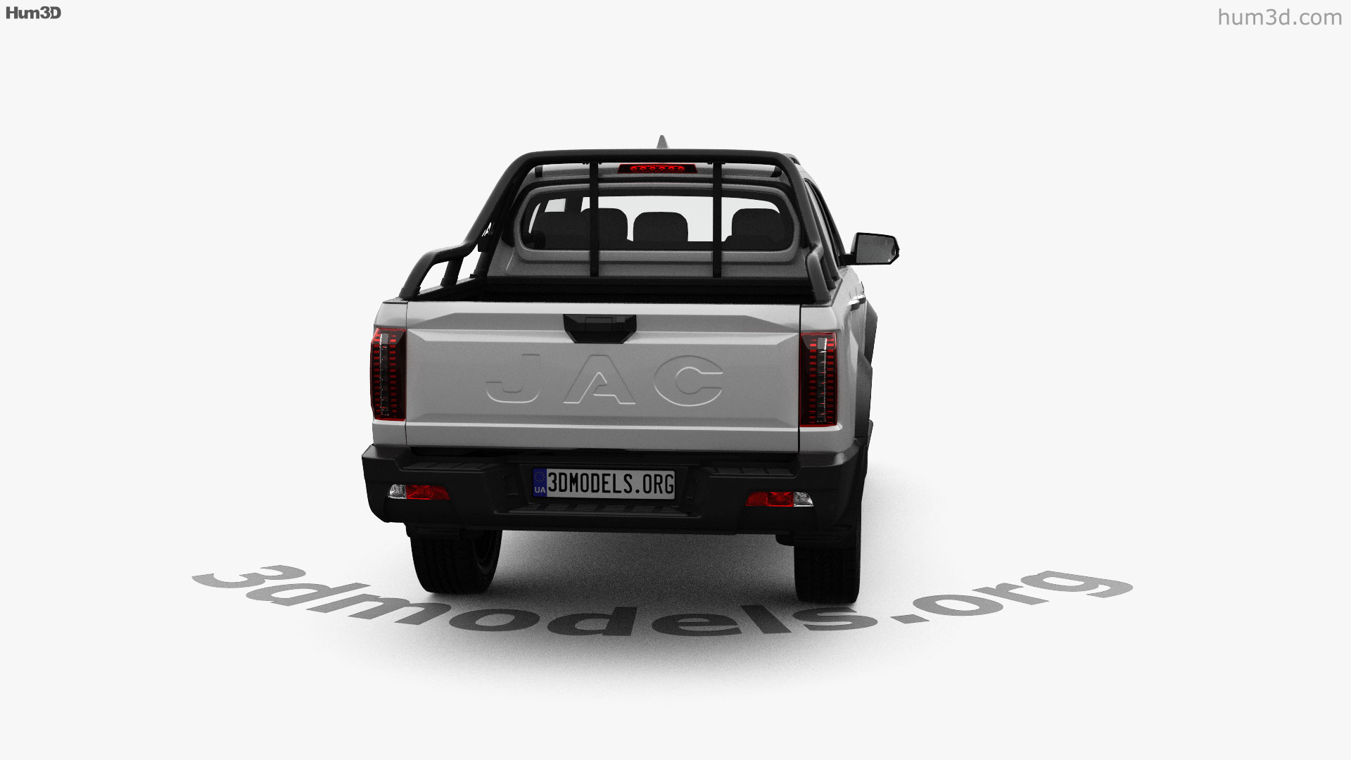360 view of JAC Hunter T9 2023 3D model - 3DModels store