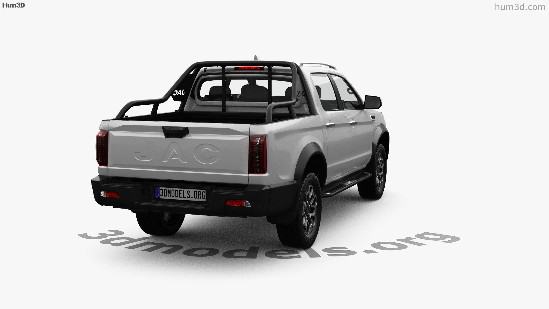 360 view of JAC Hunter T9 2023 3D model - 3DModels store