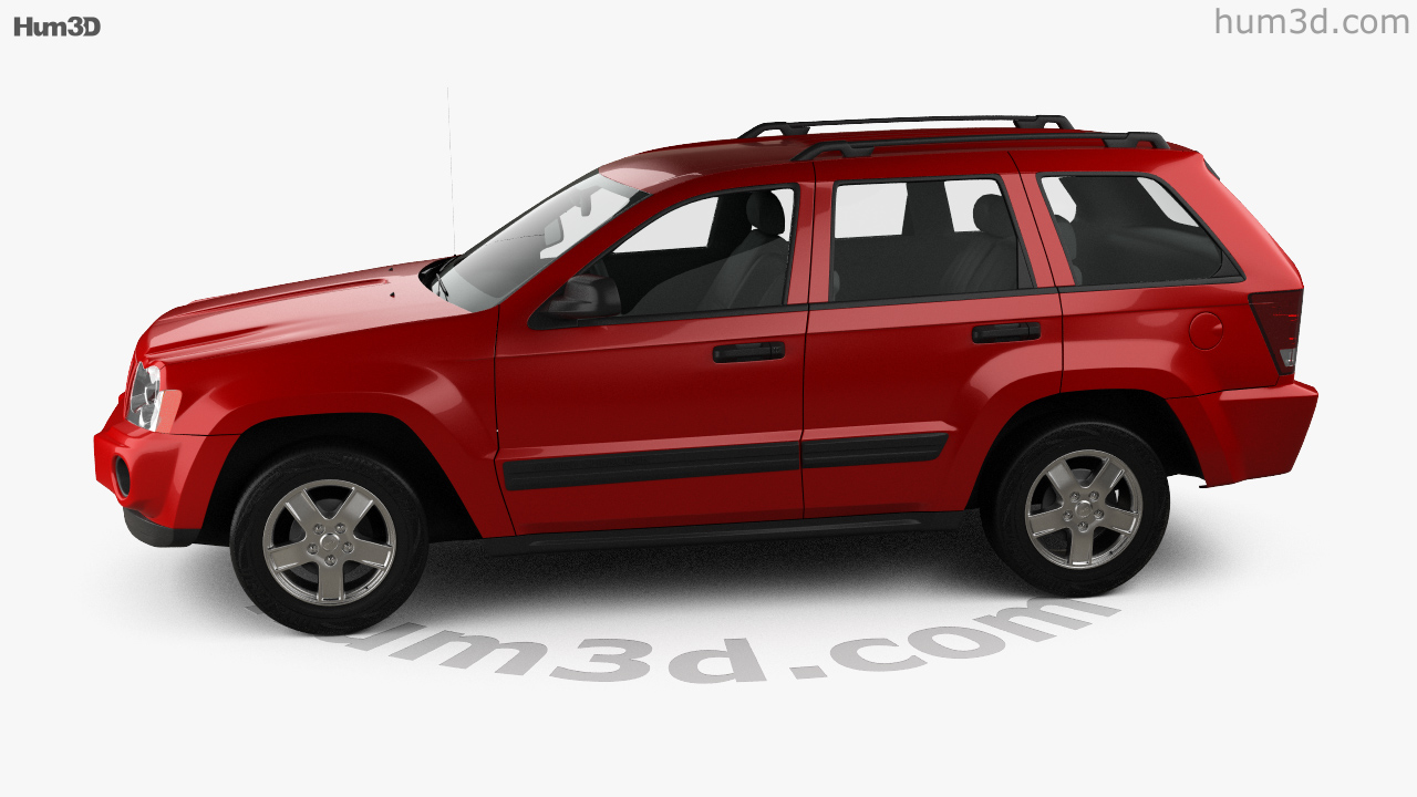 360 view of Jeep Grand Cherokee WK Laredo 2010 3D model - 3DModels store