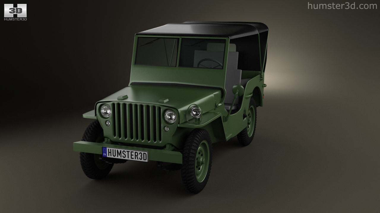 360 view of Willys MB 1941 3D model - 3DModels store