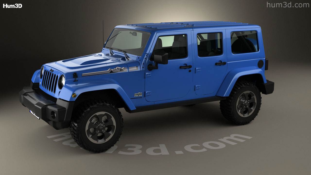 360 view of Jeep Wrangler Unlimited Polar Edition 2017 3D model ...