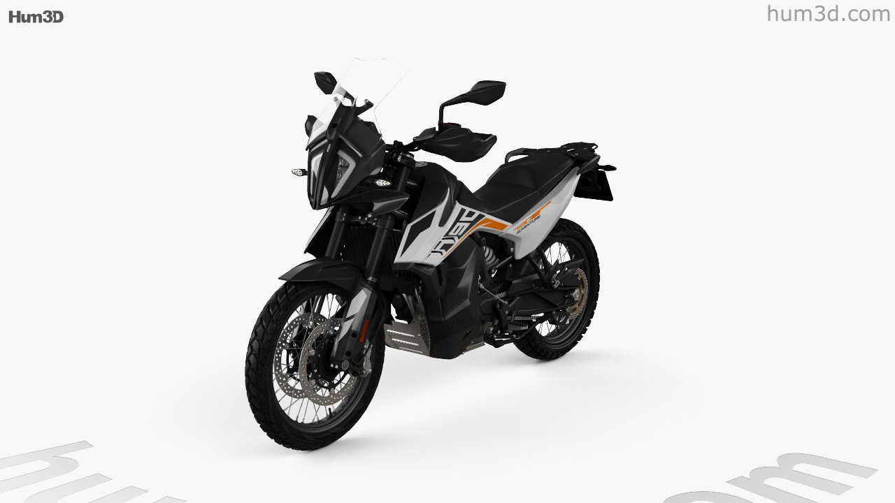360 view of KTM 790 Adventure 2019 3D model - 3DModels store