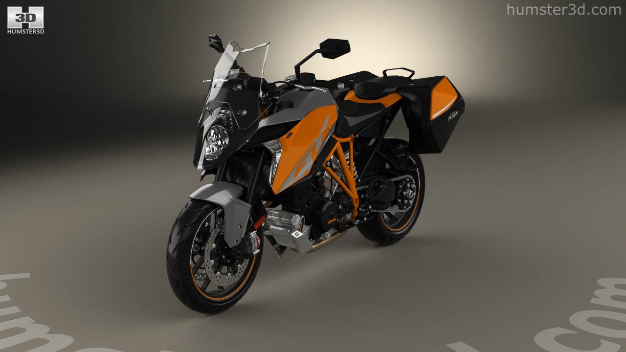 360 view of KTM 1290 Super Duke GT 2016 3D model - 3DModels store