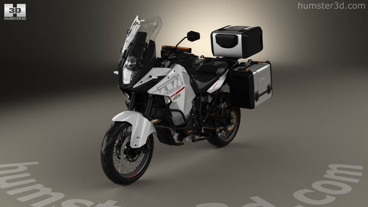 360 view of KTM 1290 Super Adventure 2015 3D model - 3DModels store