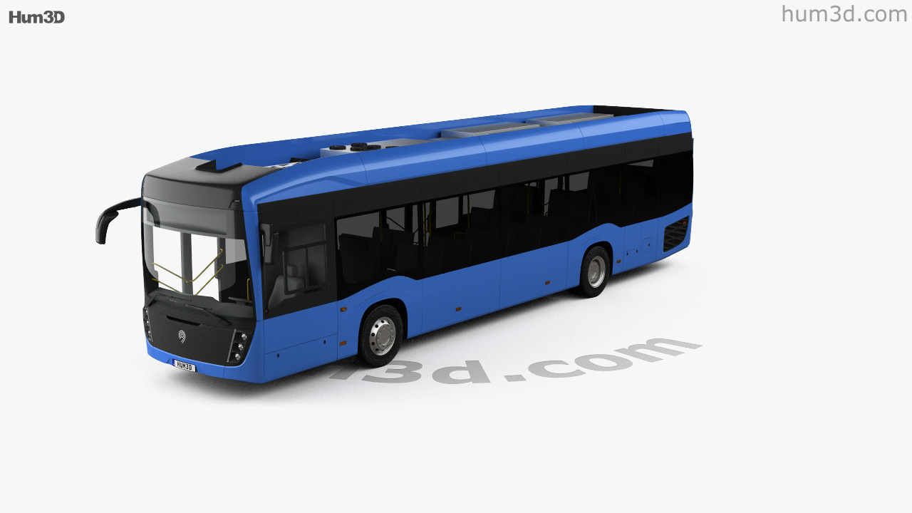 360 view of KamAZ 6282 bus 2018 3D model - 3DModels store