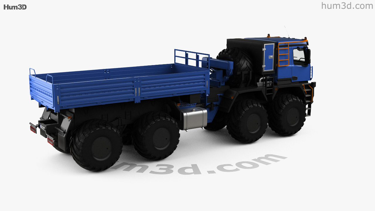 360 view of KamAZ 6355 Arctica Truck 2021 3D model - 3DModels store