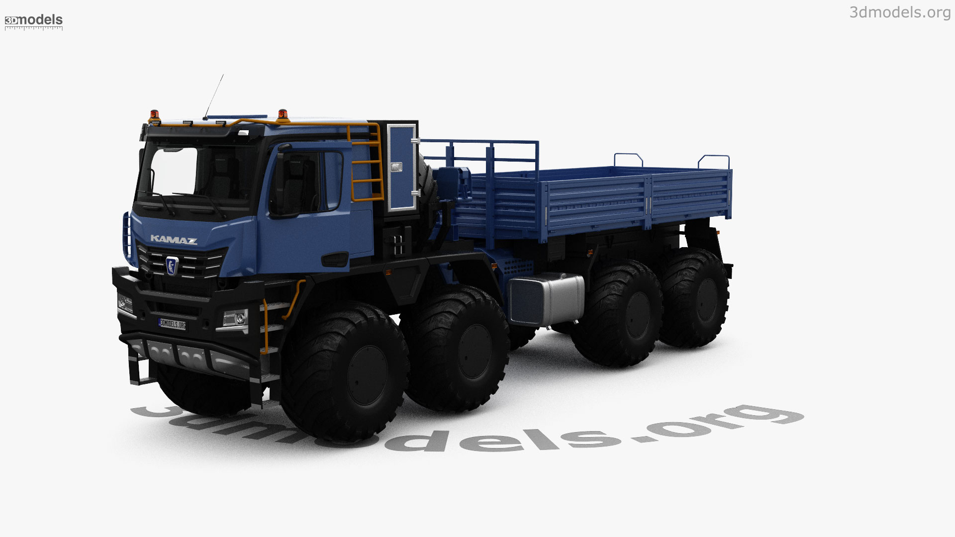 360 view of KamAZ 6355 Arctica Truck with HQ interior 2022 3D model ...