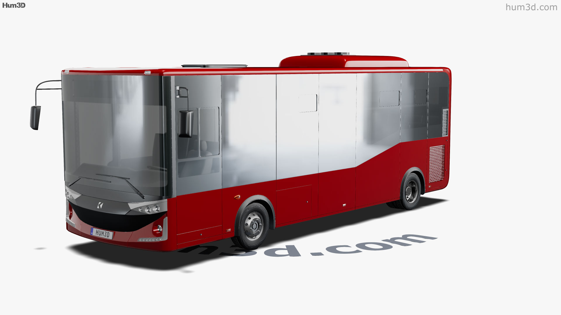 360 view of Karsan Atak bus 2022 3D model - 3DModels store