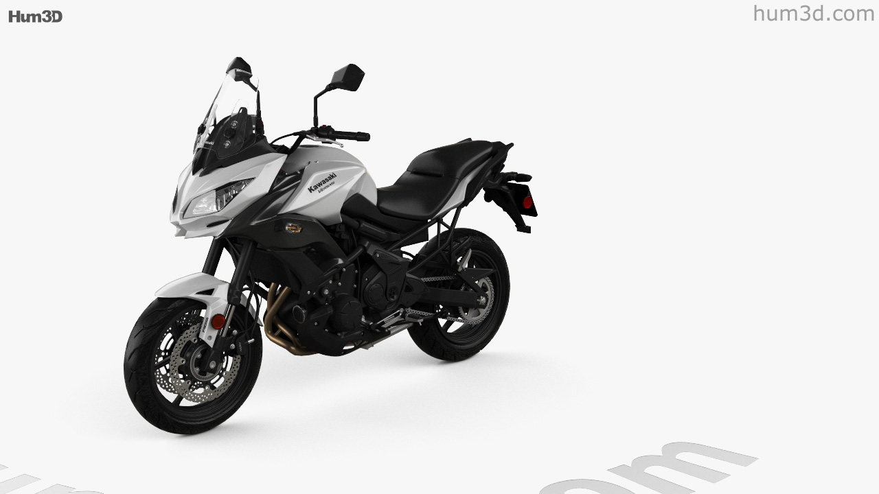 360 view of Kawasaki Versys 650 2018 3D model - 3DModels store