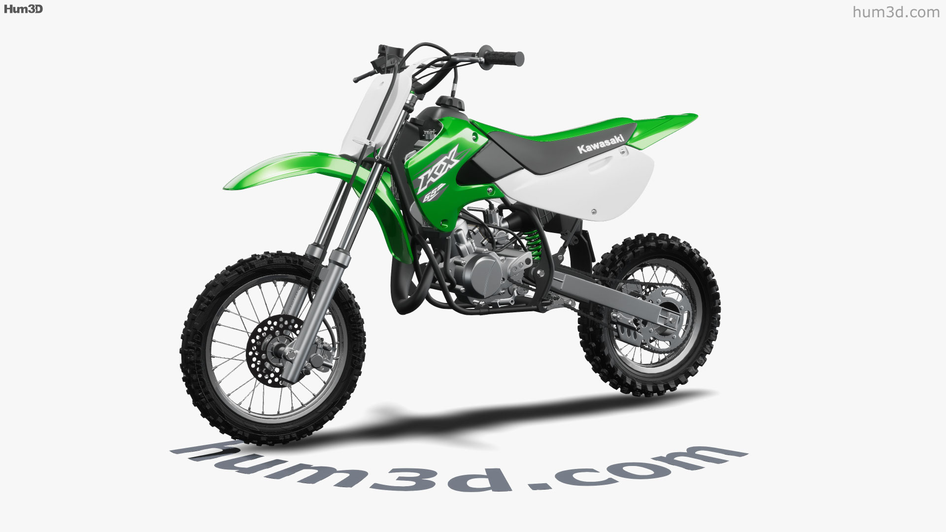 360 view of Kawasaki KX65 2020 3D model - 3DModels store