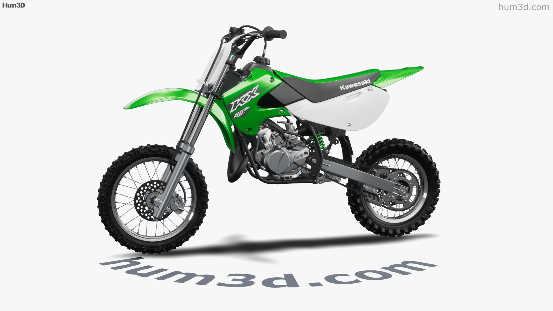 360 view of Kawasaki KX65 2020 3D model - 3DModels store