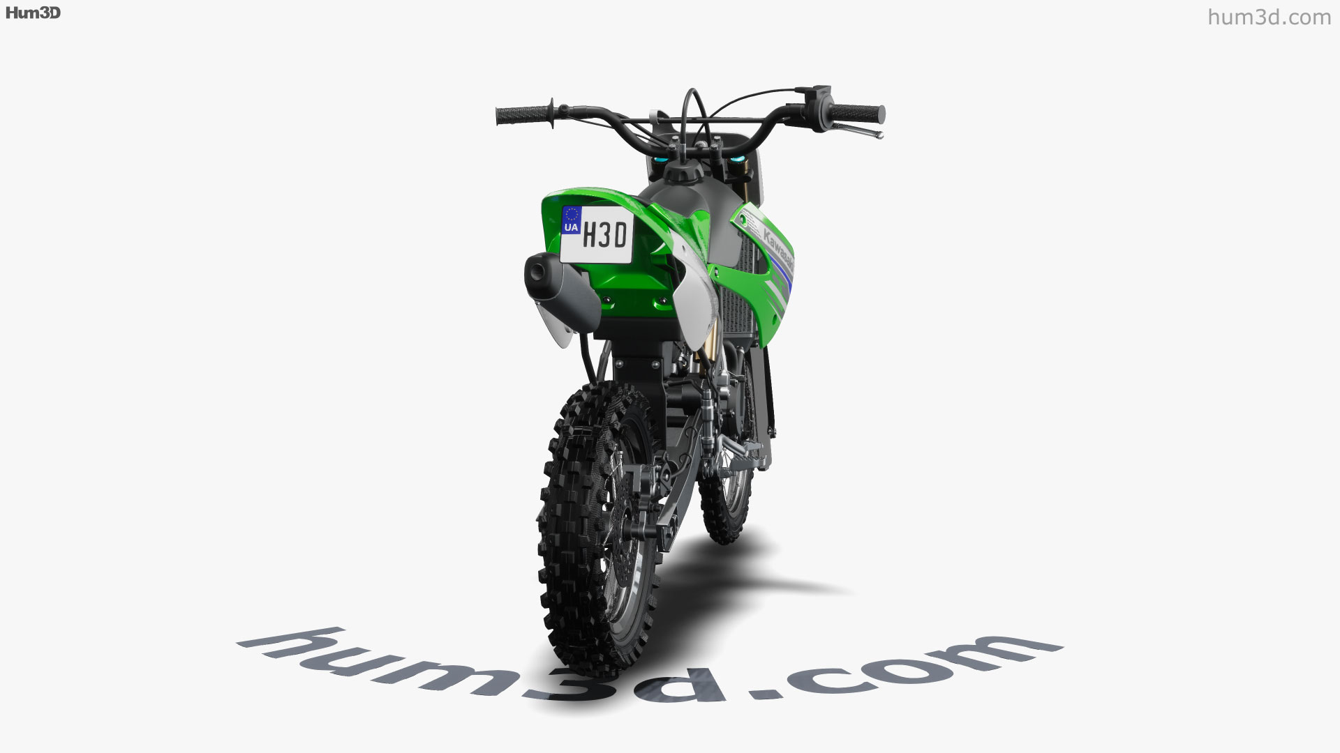 360 view of Kawasaki KX85 1998 3D model - 3DModels store