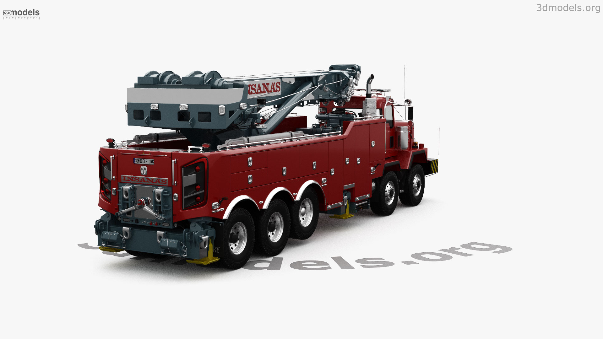 360 view of Kenworth C500 Century M100 Rotator Truck 2024 3D model ...