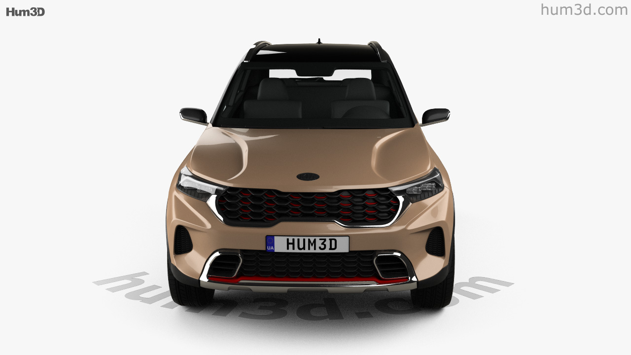 360 view of Kia Sonet Concept 2023 3D model - 3DModels store