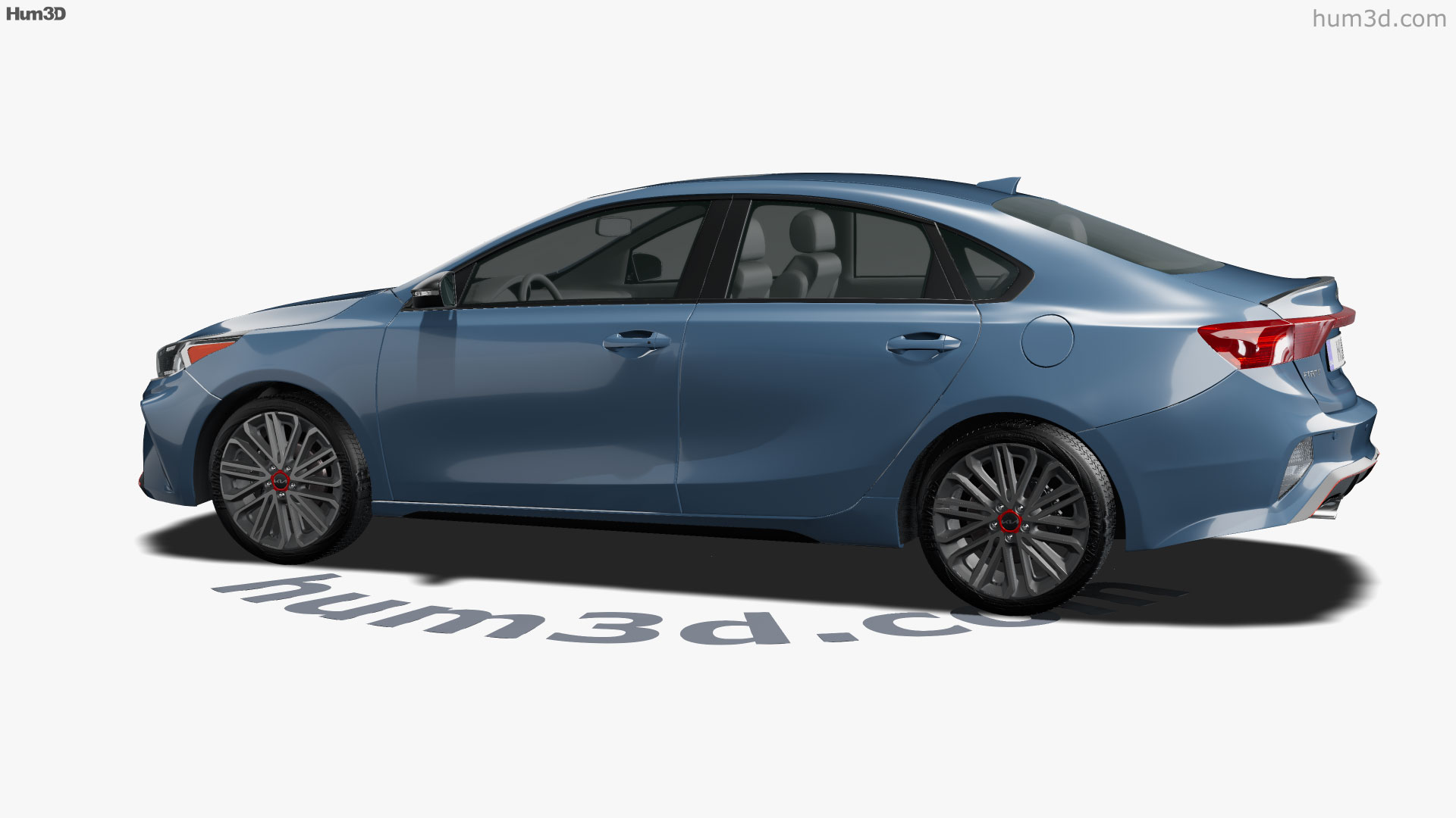 360 view of Kia Forte GT 2024 3D model - 3DModels store