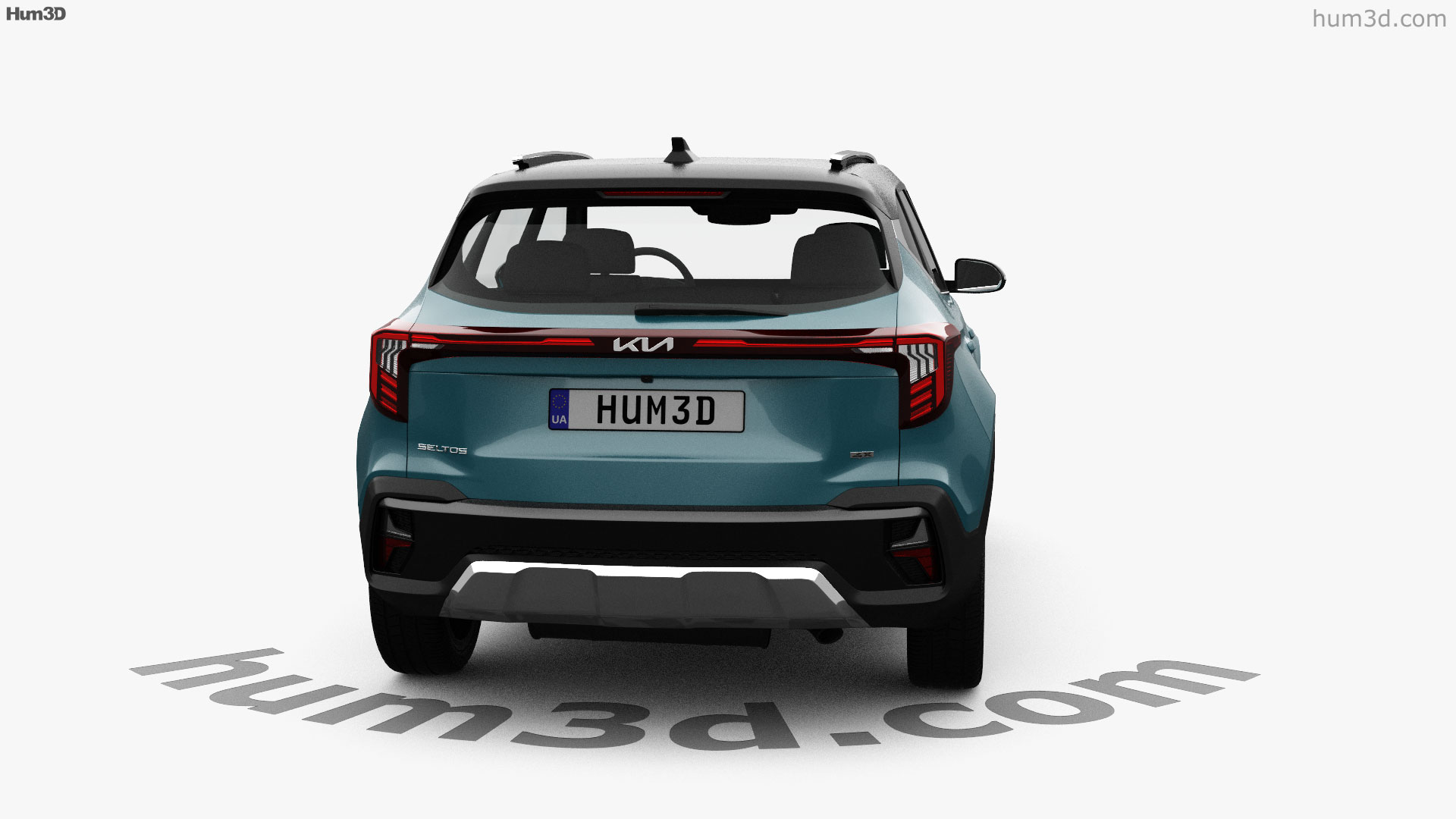 360 view of Kia Seltos US-spec 2024 3D model - 3DModels store