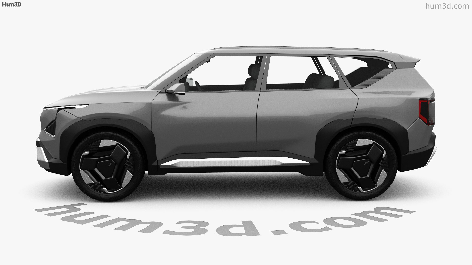 360 view of Kia EV5 2024 3D model - 3DModels store