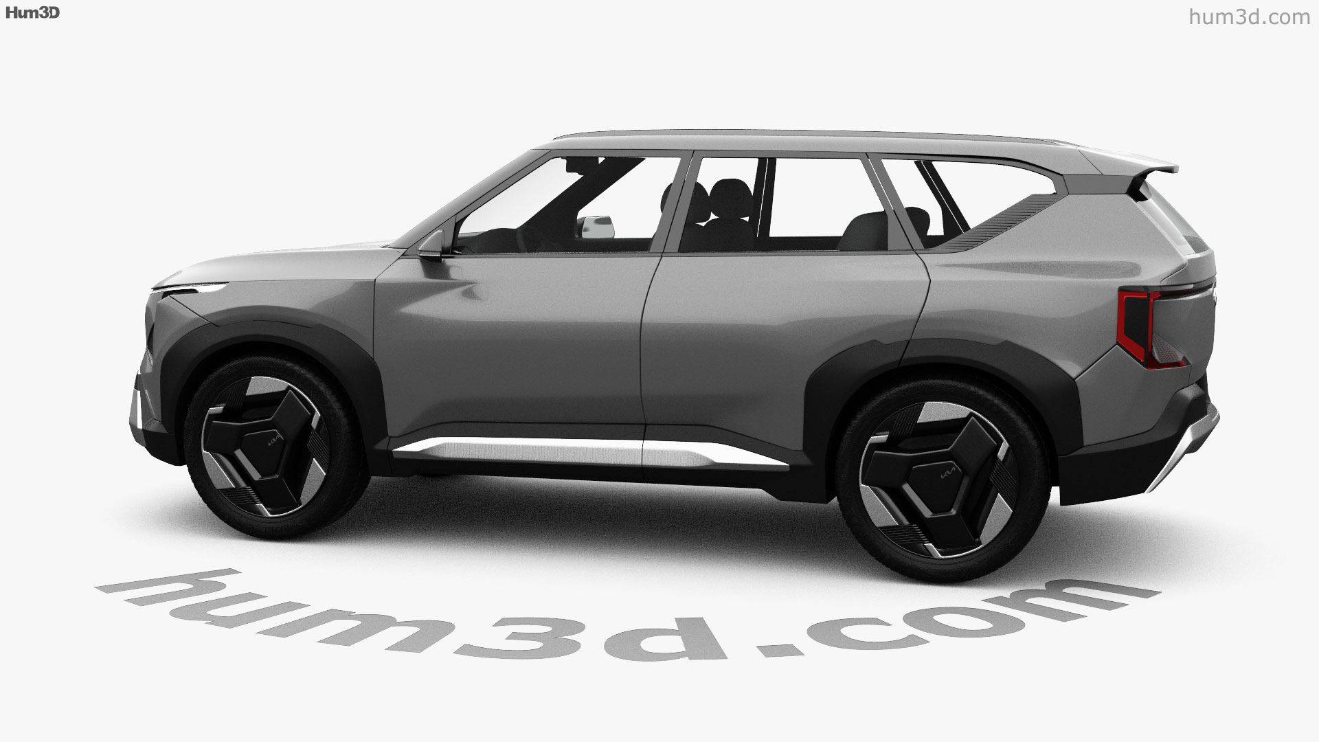 360 view of Kia EV5 2024 3D model - 3DModels store
