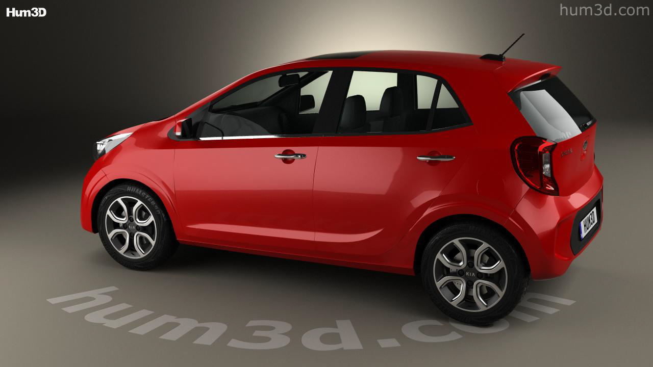 360 view of Kia Picanto (Morning) 2020 3D model - 3DModels store