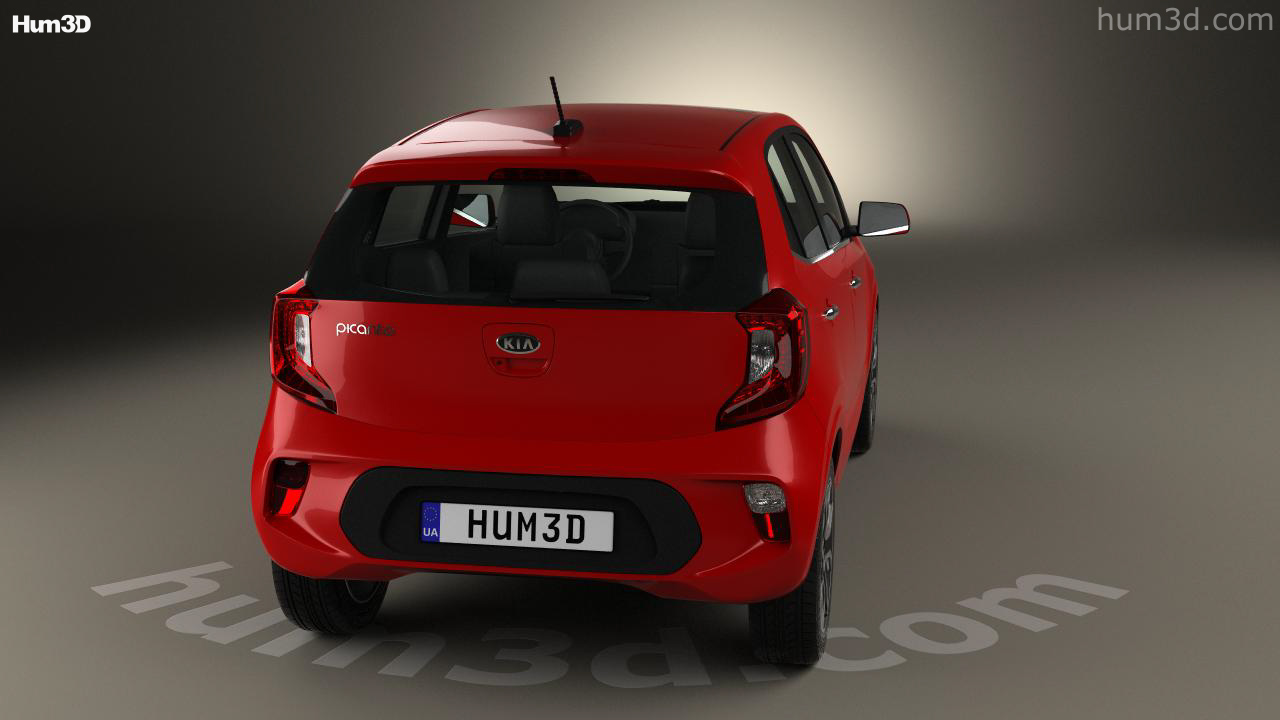360 view of Kia Picanto (Morning) 2020 3D model - 3DModels store