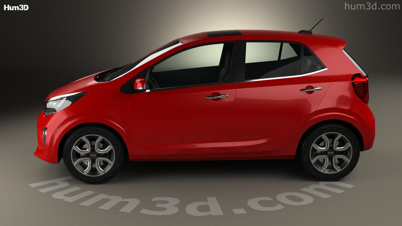 360 view of Kia Picanto (Morning) 2020 3D model - 3DModels store