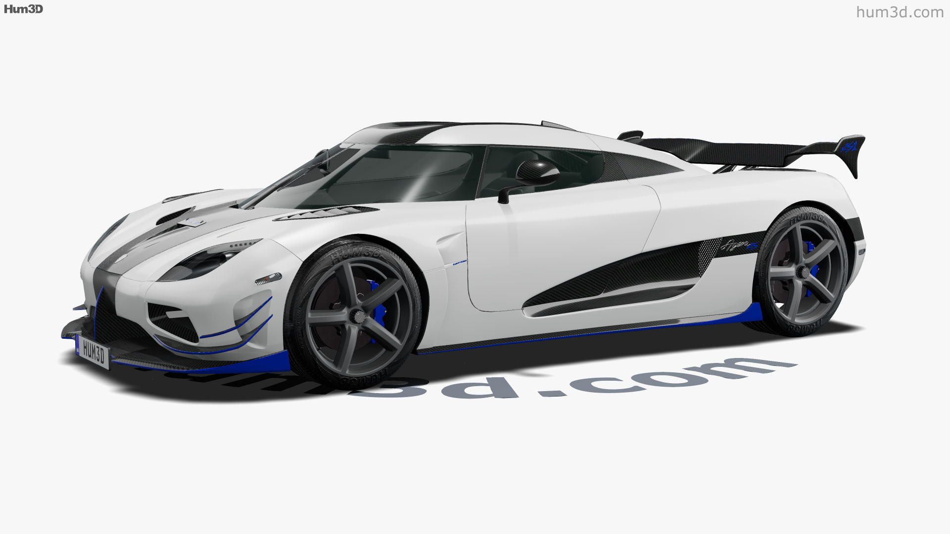 360 view of Koenigsegg Agera RS1 US-spec 2020 3D model - 3DModels store